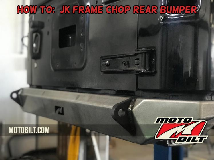 How To: Cutting the frame for the Motobilt JK frame chop rear bumper