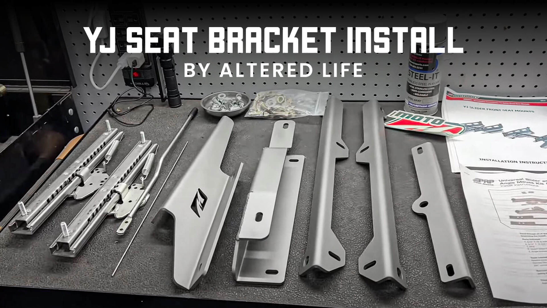 YJ Seat Bracket Install by Altered Life – Motobilt