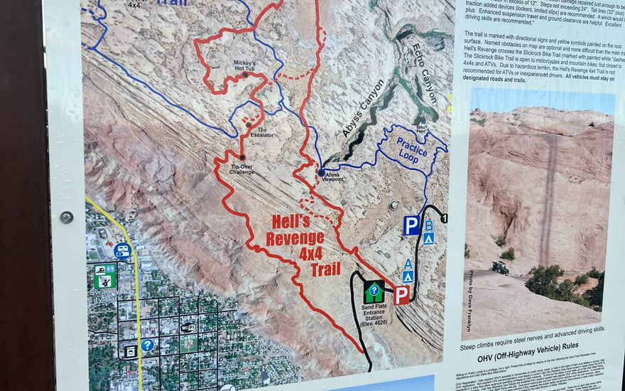 Levels of Difficulty of the Moab Trails – Motobilt