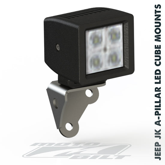 Bolt Jeep JK Windshield Cube LED Light Mounts – Motobilt