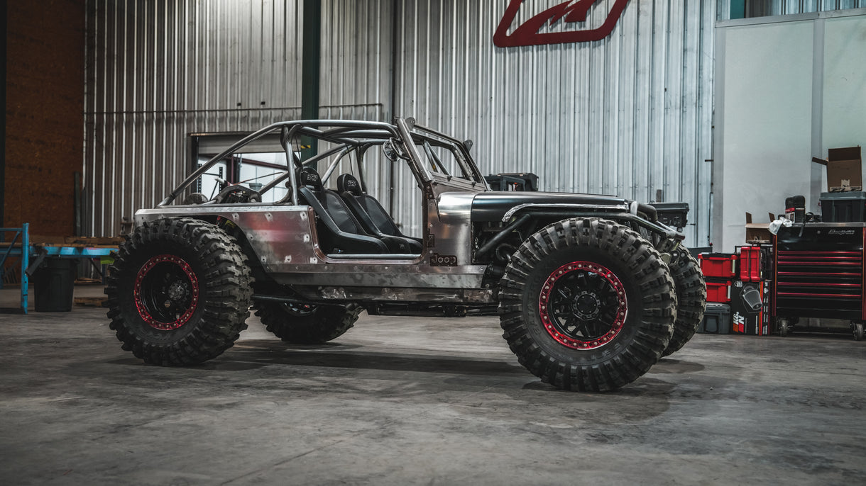 Aluminum 15" Stretch Boat Side Rocker Guards for Jeep YJ – Motobilt