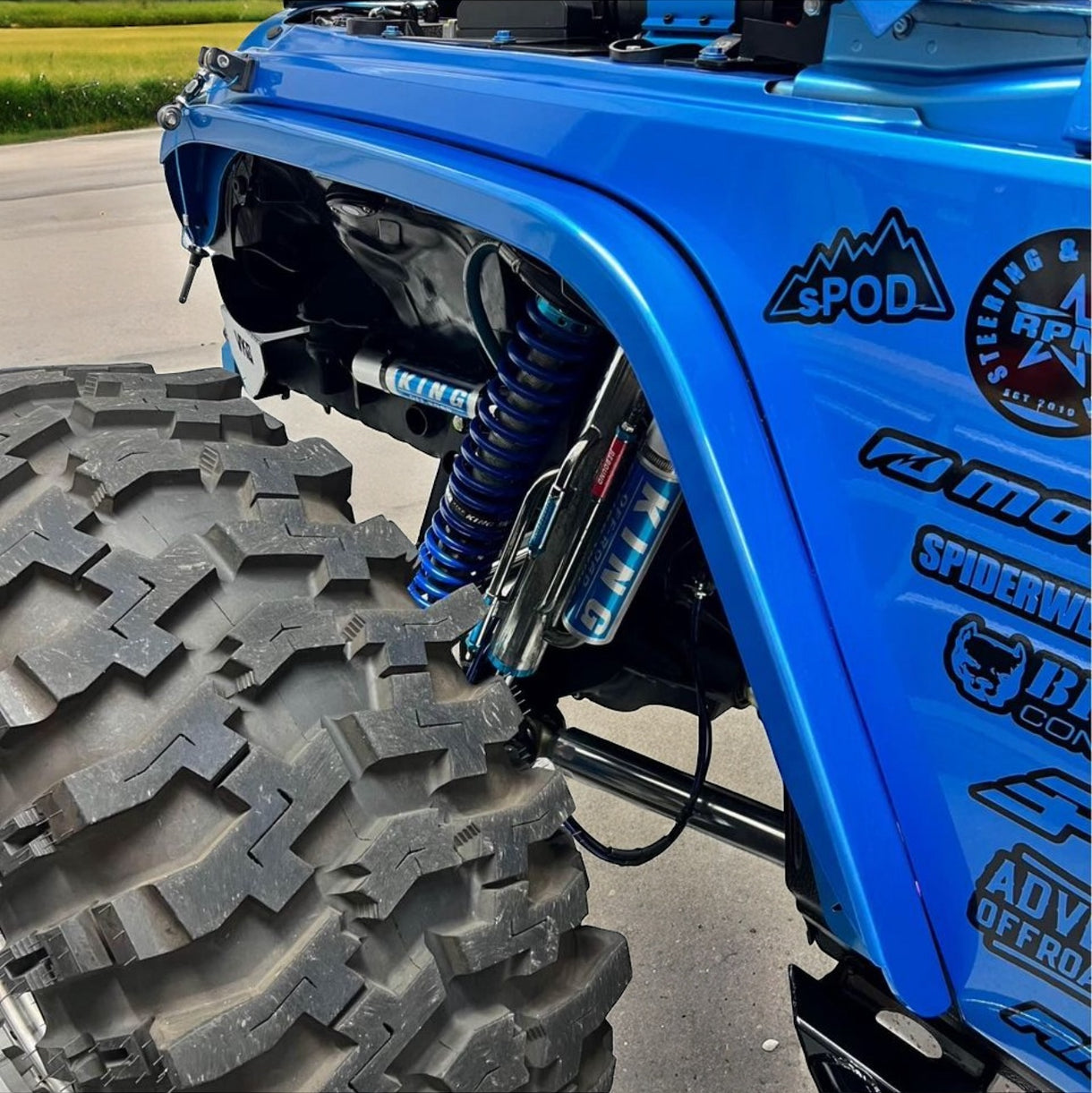 Front Highline Fenders for Jeep JK/JKU – Motobilt