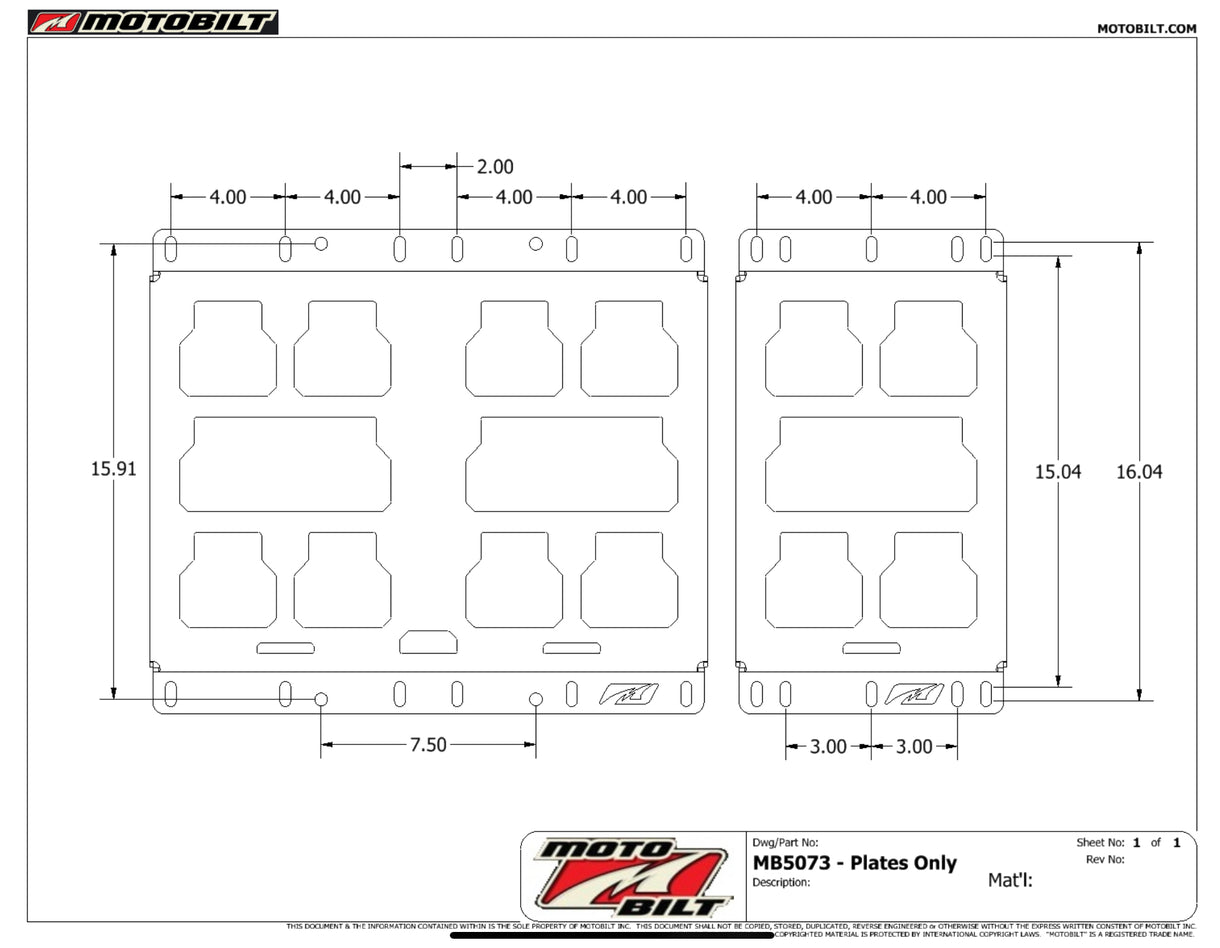 Large Mounting Panel for Milwaukee PACKOUT – Motobilt