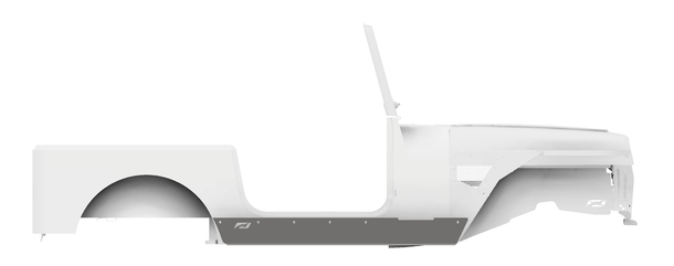 Comp Cut Rocker Guards for Jeep YJ – Motobilt