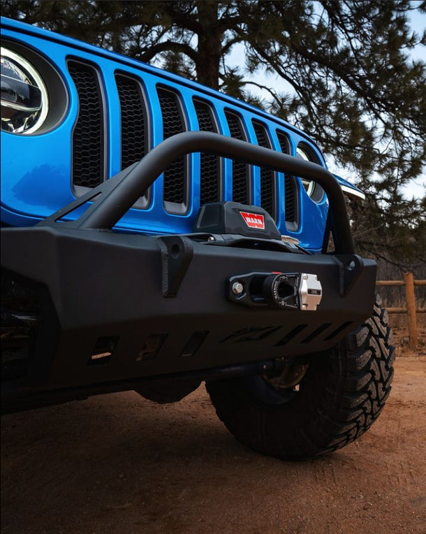 Crusher Front Bumper w/ Bull Bar for Jeep JL / JT Gladiator – Motobilt