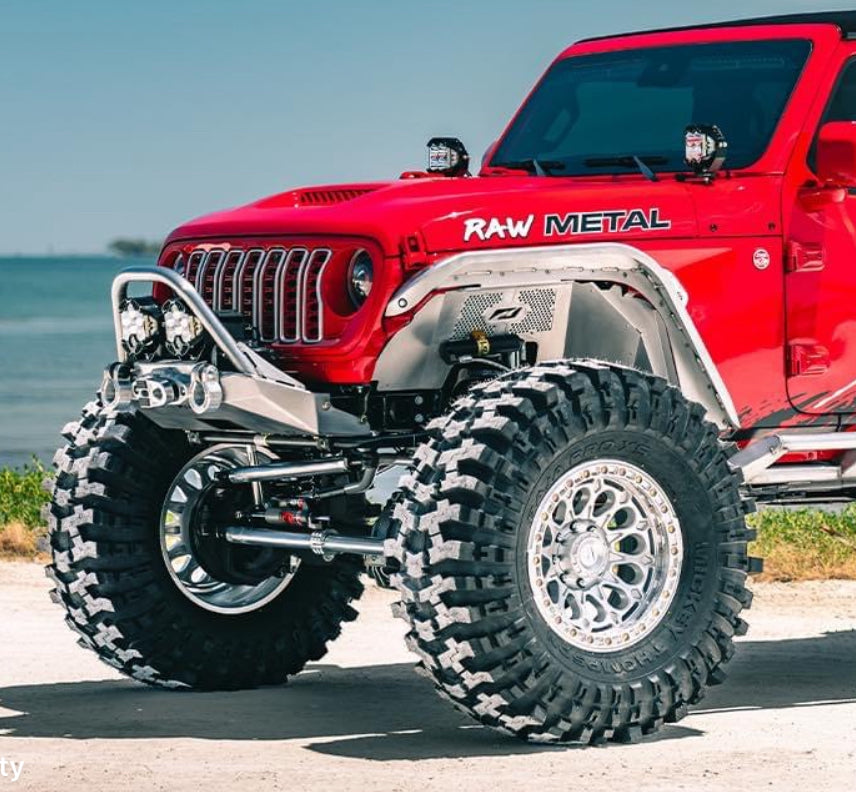 Tomahawk Frame Chop Front Bumper w/Bull Bar for Jeep JK, JL, JT – Motobilt