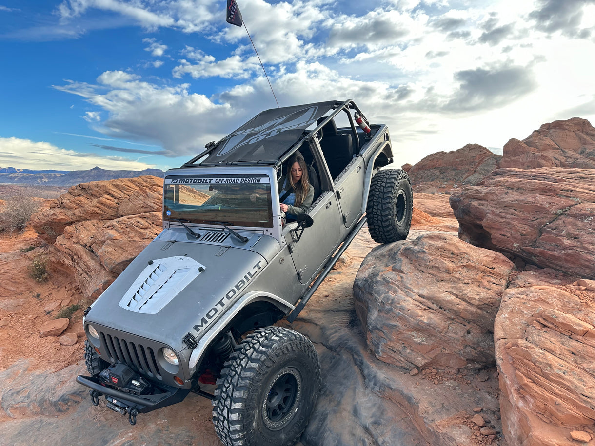 Hatchet Highline Front Fenders for Jeep JK/JKU - Aluminum – Motobilt