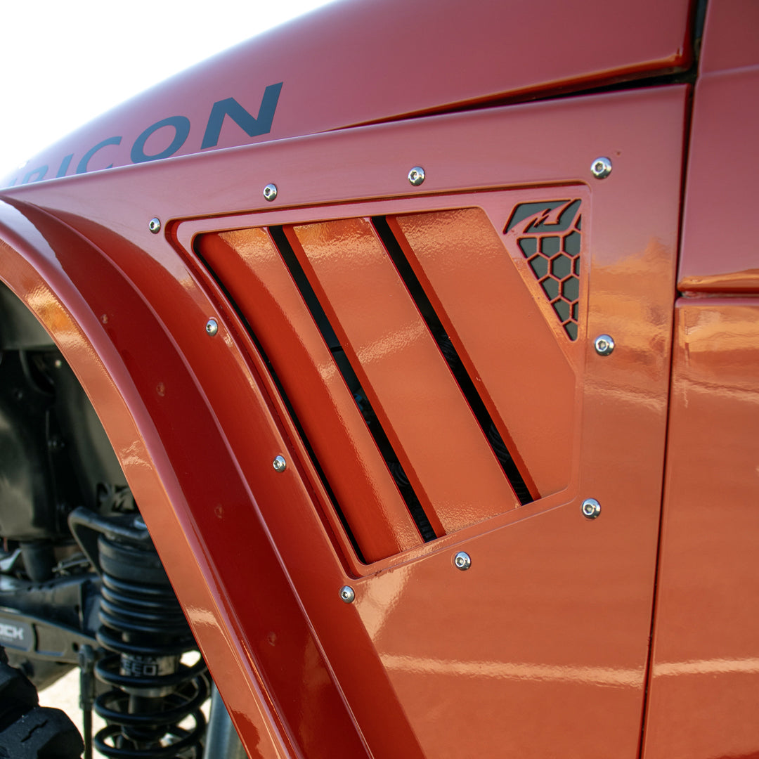 Hatchet High Line Front Fenders 2" Flare for Jeep TJ/LJ - Aluminum ...