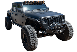 Fender Flares for Rear Comp Cut - fits Jeep YJ/TJ/CJ – Motobilt