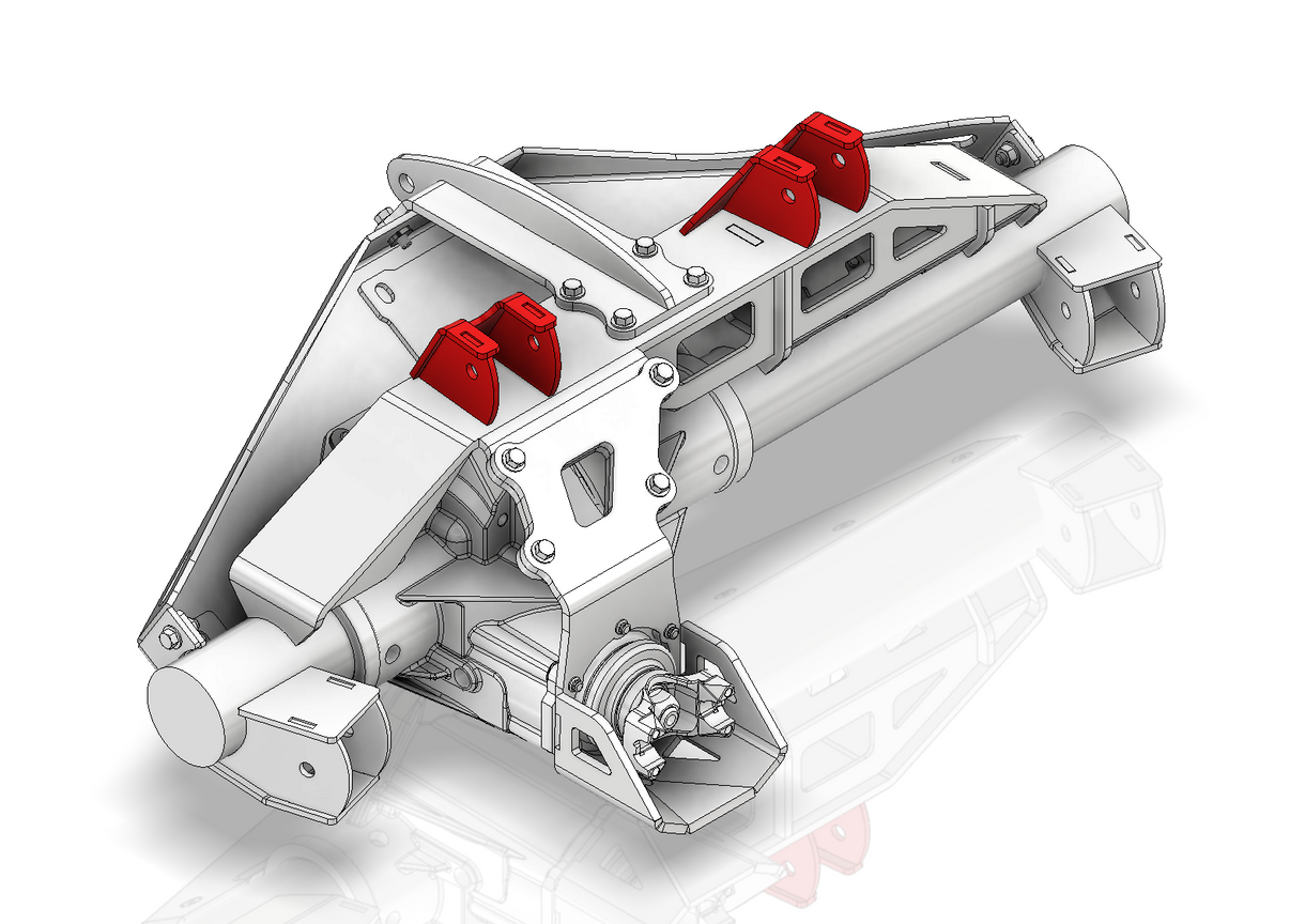 Universal Upper Triangulated Link Mount - Front Axle – Motobilt