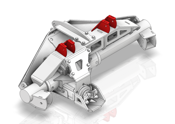 Universal Upper Triangulated Link Mount - Front Axle – Motobilt