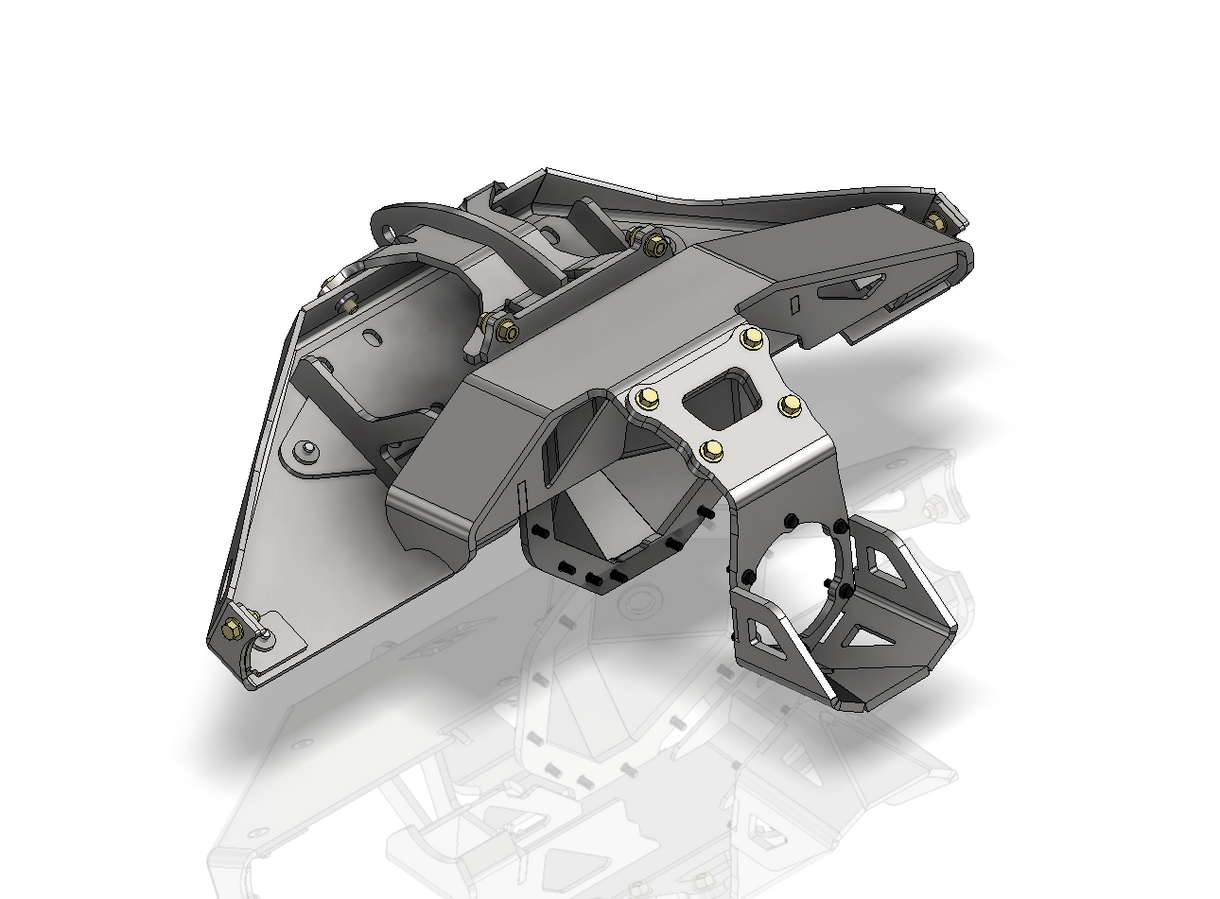 Axle Truss with Steering Ram Mount for ECGS 14 bolt Rear Steer – Motobilt