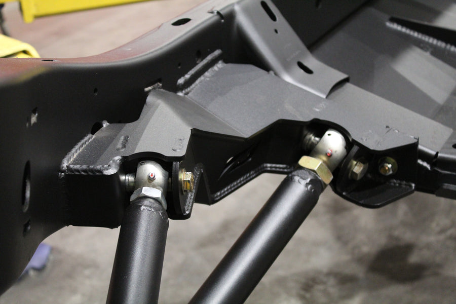 4 link Front Suspension Brackets w/Transmission Crossmember Jeep JKU ...