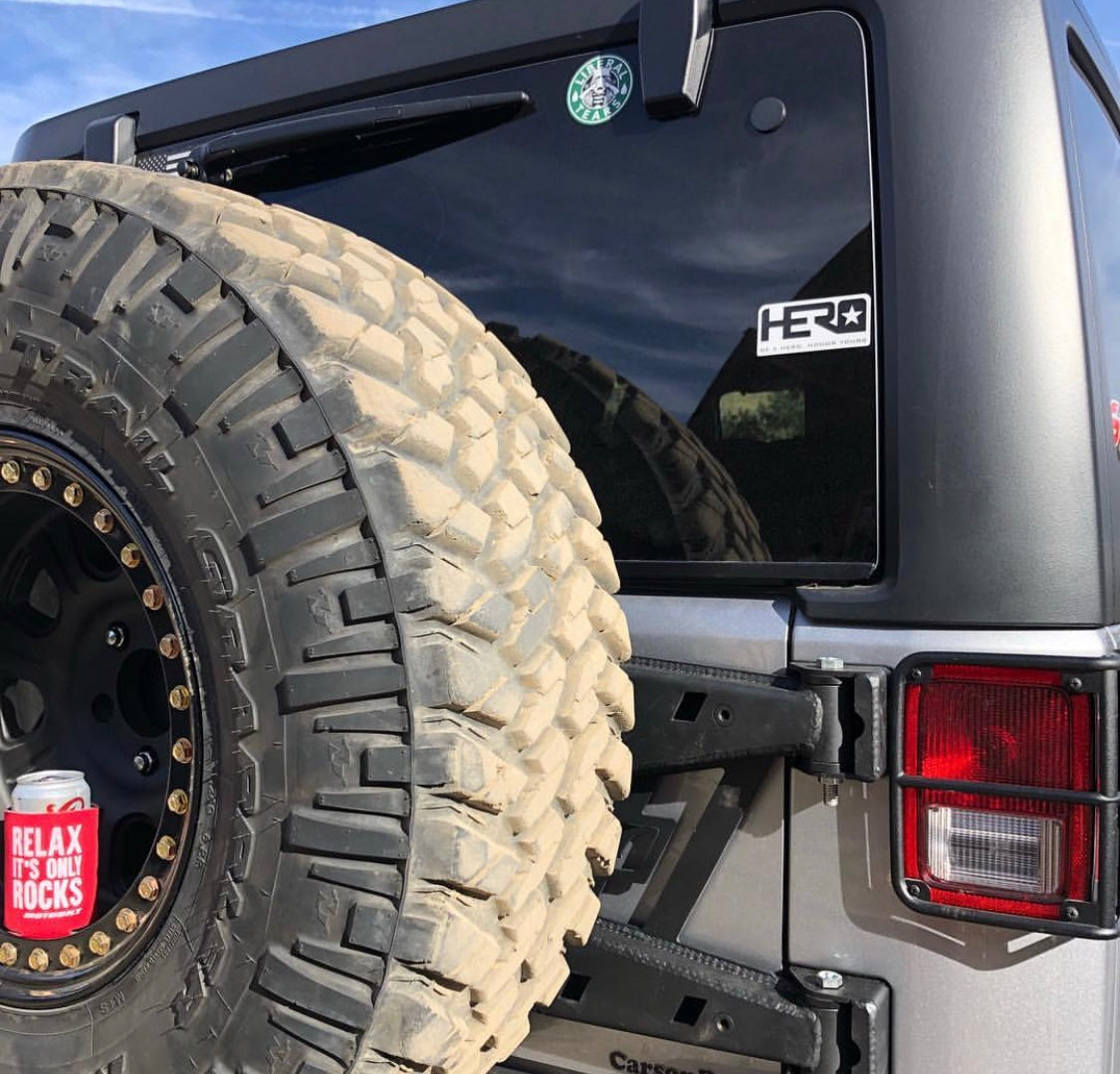 Spare Tire Carrier for Jeep JK / JKU – Motobilt