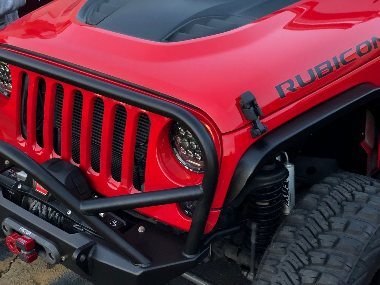 Crusher Front Fender 2" Flare for Jeep JK / JKU - Steel – Motobilt