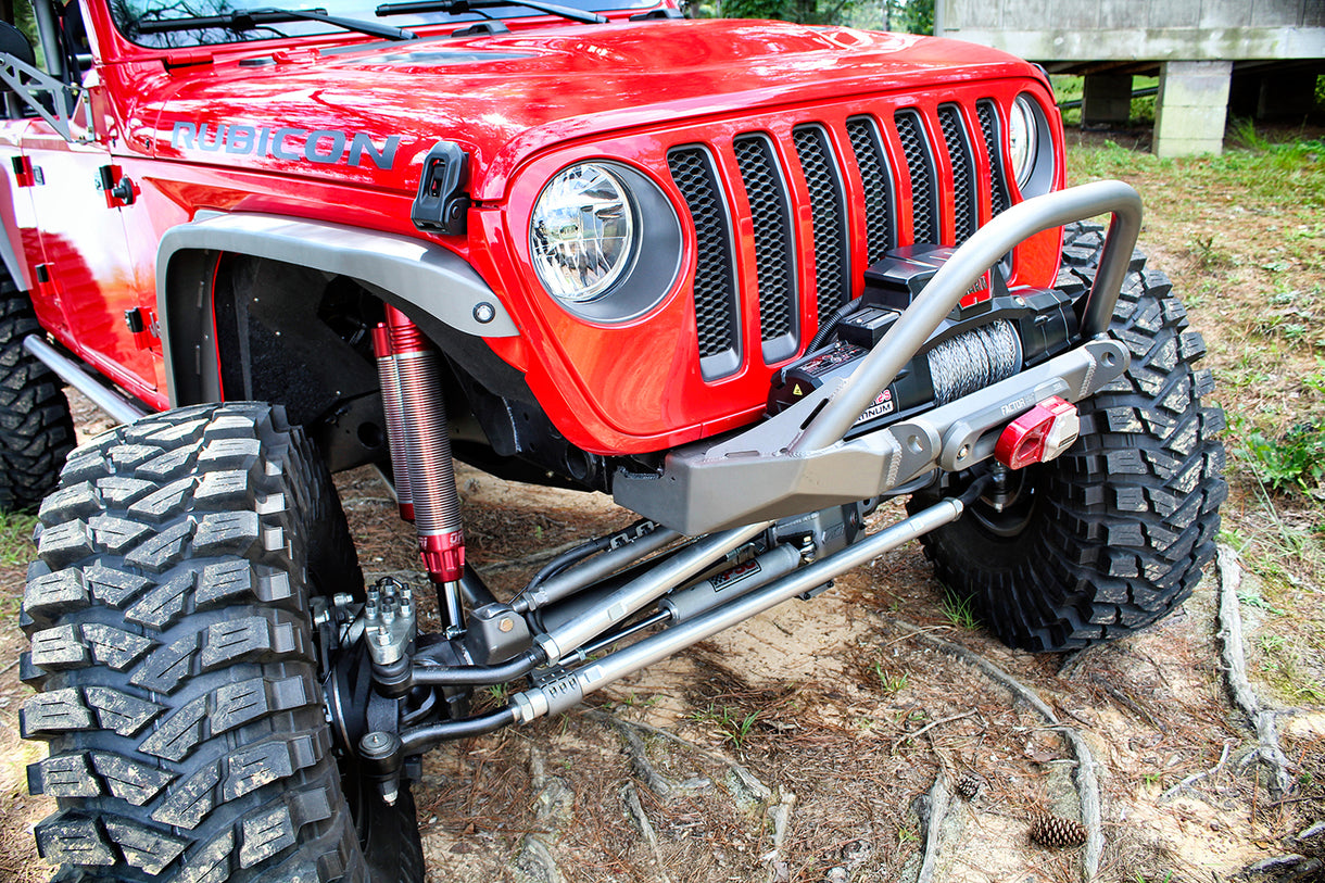 Tomahawk Frame Chop Front Bumper w/Bull Bar for Jeep JK, JL, JT – Motobilt
