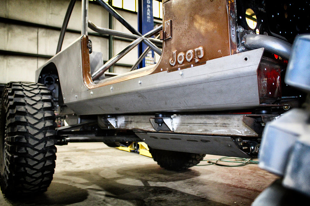 15" Stretch Boat Side Rocker Guards for Jeep YJ – Motobilt