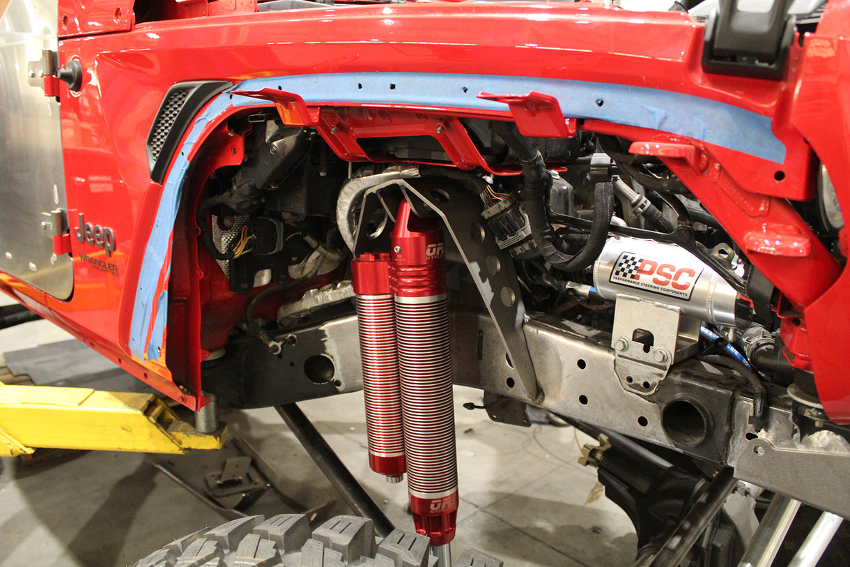 Front Shock Towers for ORI/Coilover Struts for JL/JLU/JT – Motobilt