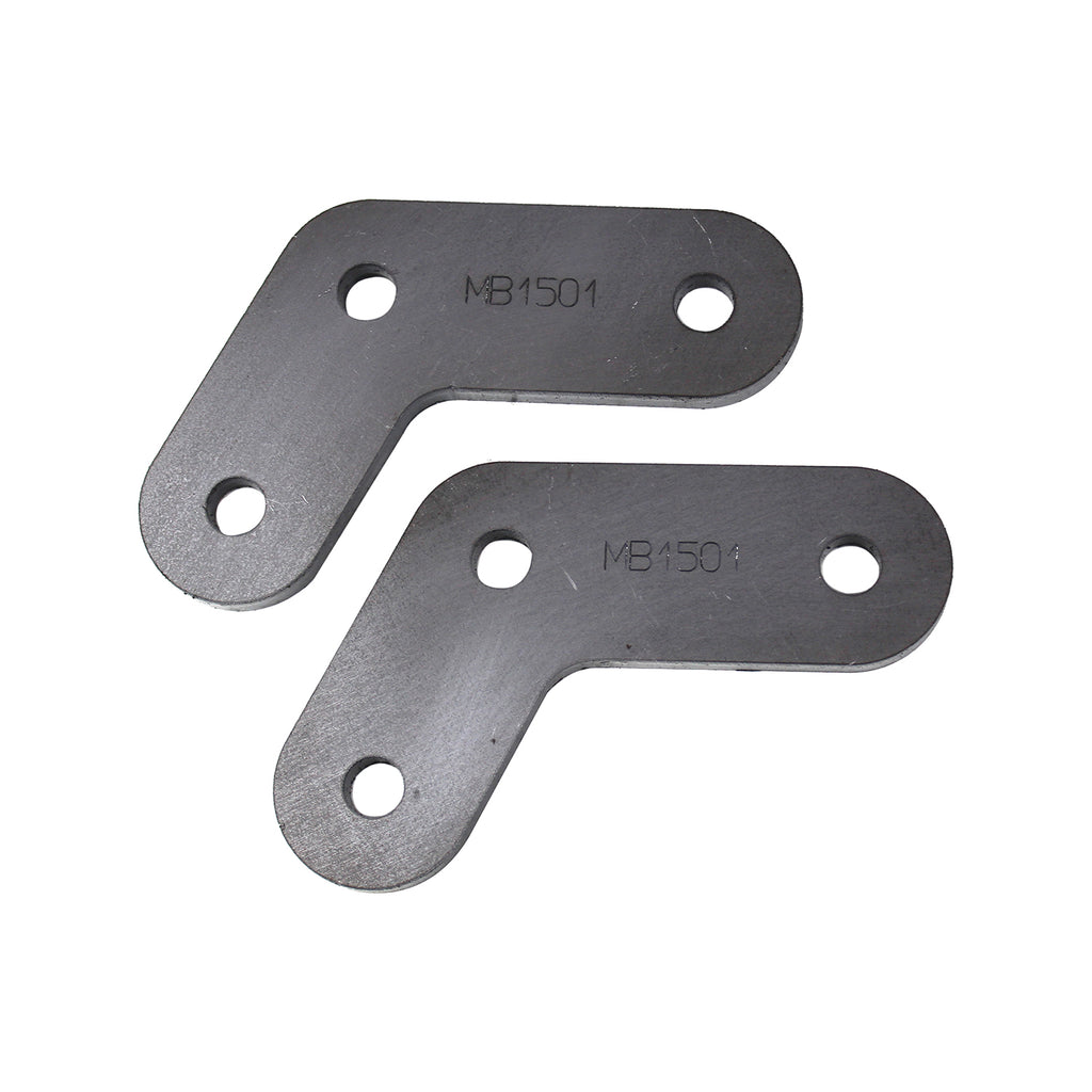 4" Boomerang Shackle Plate for leaf spring suspension & traction links ...