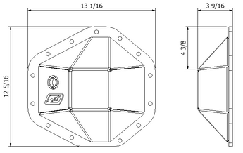 Shaved 14 Bolt Conversion to 13 Bolt Diff Cover – Motobilt
