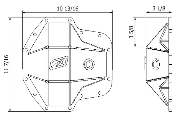 Ultimate Dana 60 Front Diff Cover – Motobilt