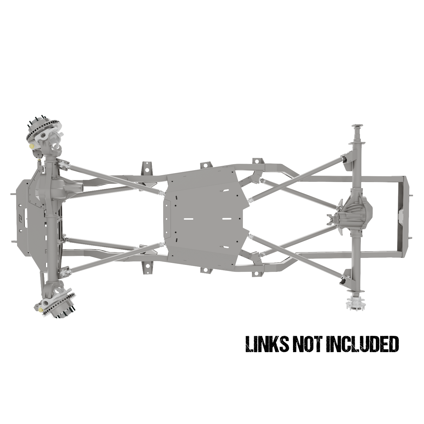 Double Triangulated 4 Link Suspension Mounting System for Jeep YJ/TJ/L ...