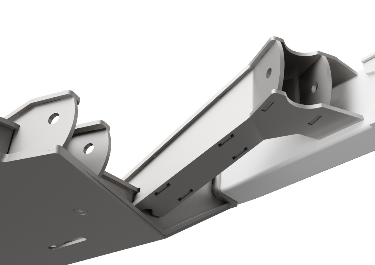 Double Triangulated 4 Link Suspension Mounting System for Jeep YJ/TJ/L ...