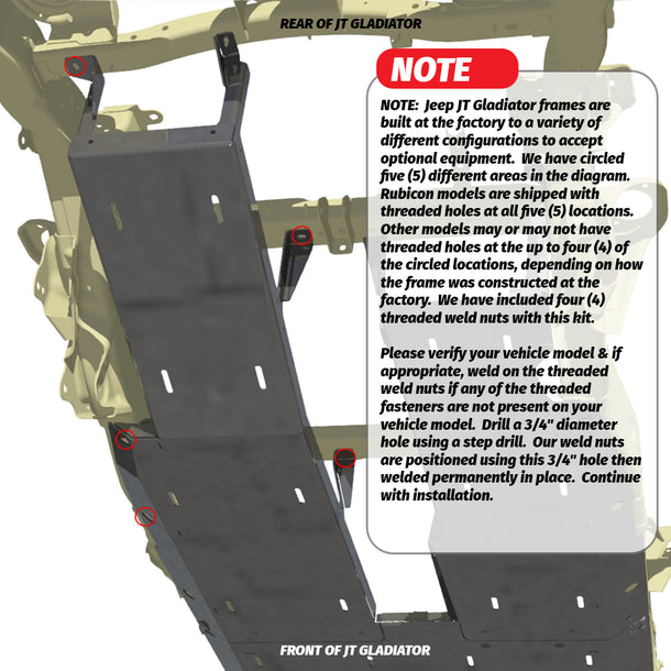 Skid Plate System for Jeep JT Gladiator – Motobilt