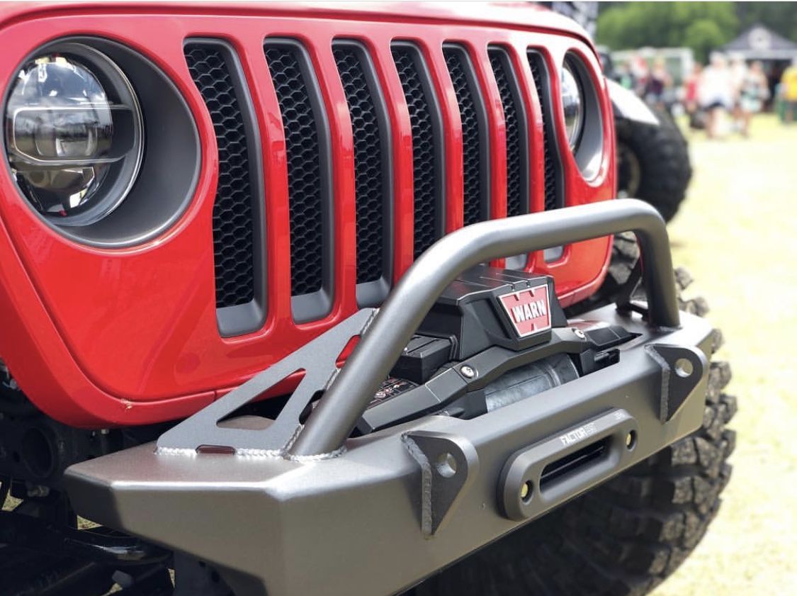 Crusher Front Bumper w/ Bull Bar for Jeep JL / JT Gladiator – Motobilt