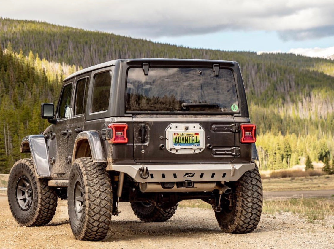 Crusher Series Rear Bumper No Spare for Jeep JL / JLU – Motobilt