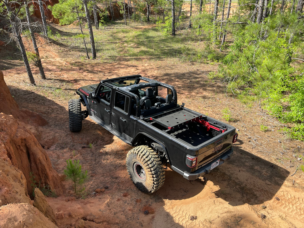 Trail Rail Cargo Rack Brackets for Jeep JT Gladiator – Motobilt