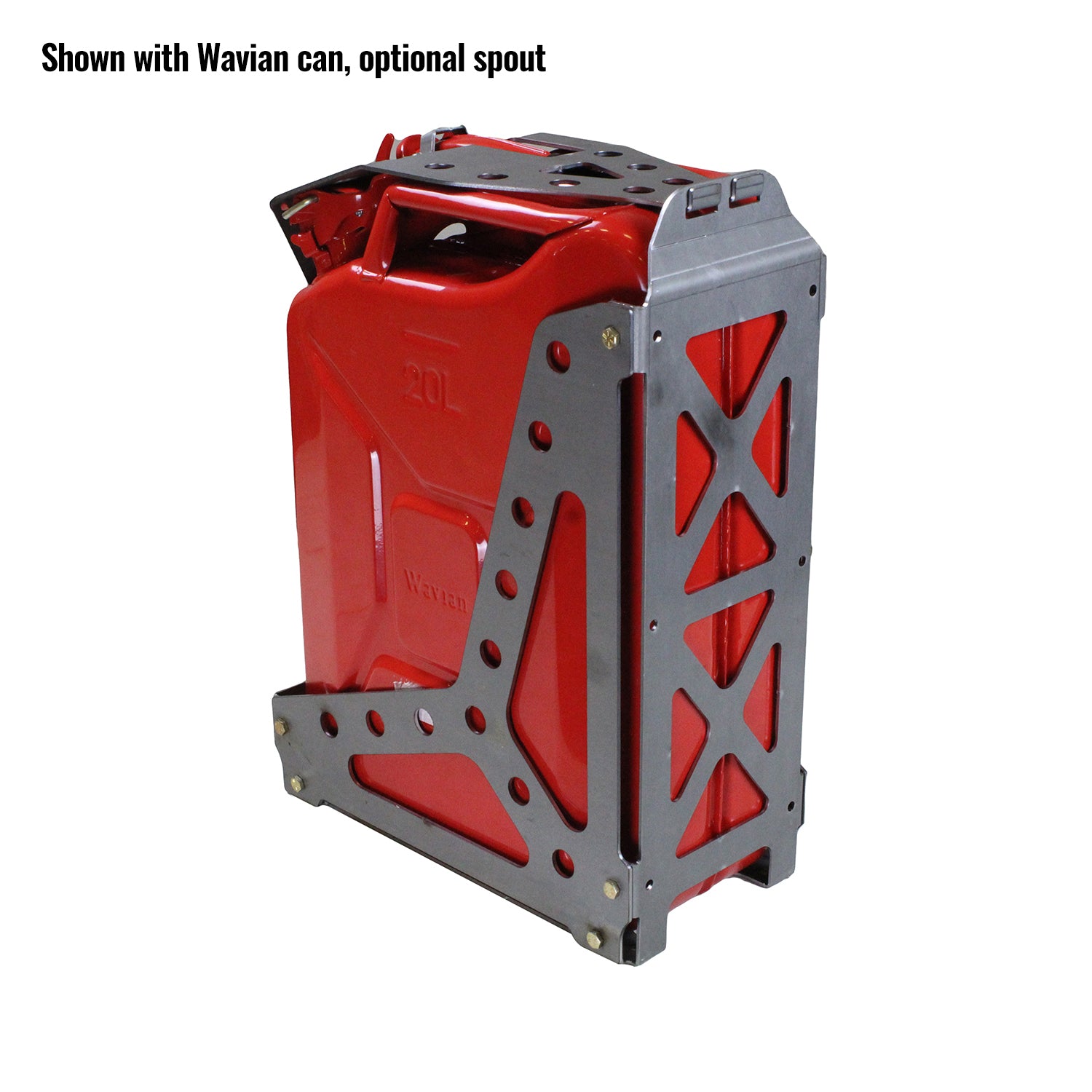 Jerry Can Mount for Wavian and Harbor Freight NATO Gas Cans – Motobilt